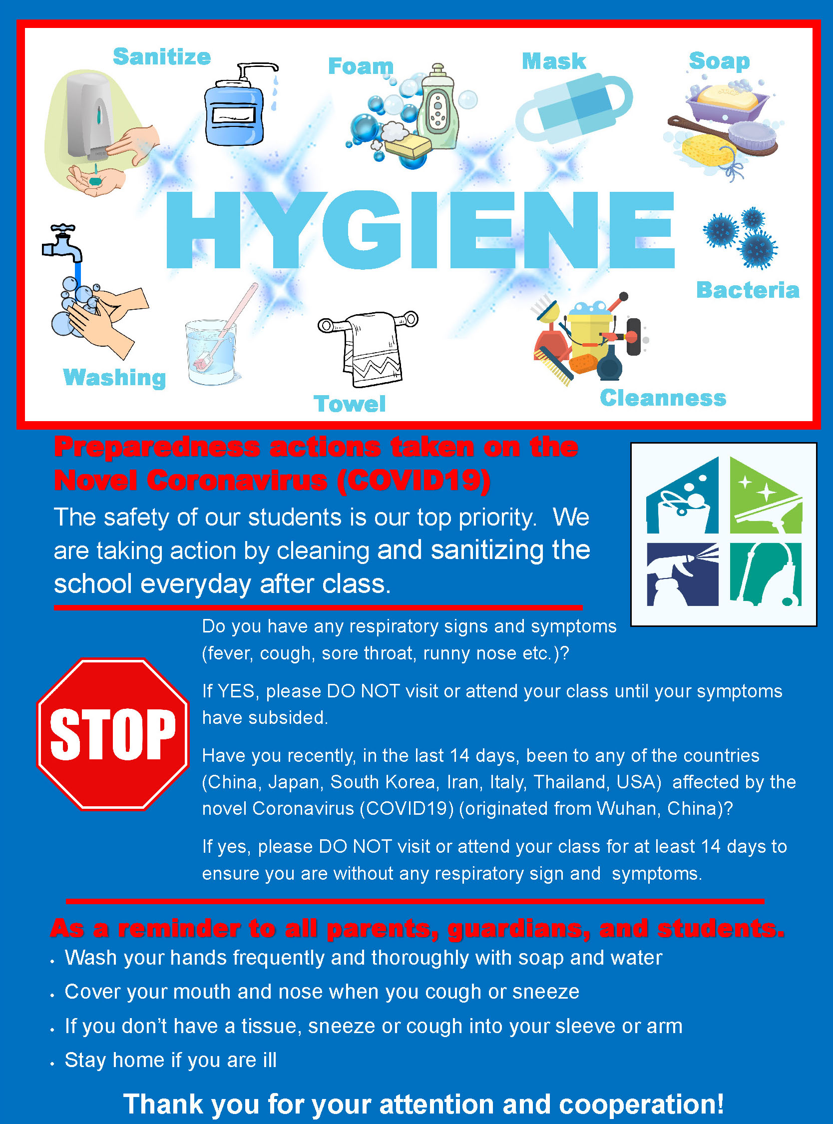 Hygiene Policy | Success Tutorial School